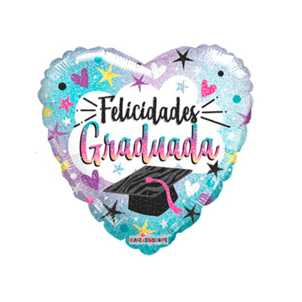 Felicidades Graduada Gradient 18″ – Punto Globo