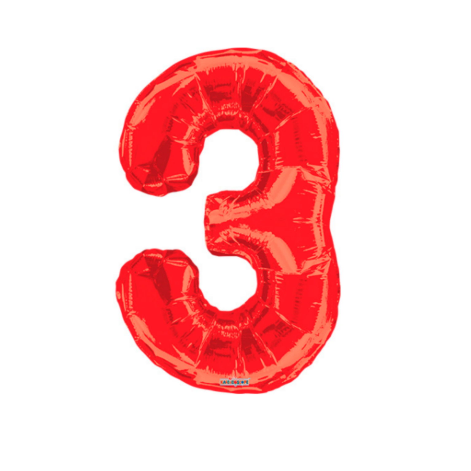 Número 3 Rojo 34″ – Punto Globo