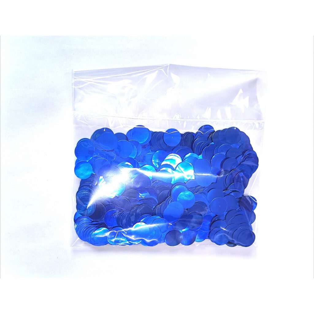 Confetti Metálico Azul Rey – Punto Globo