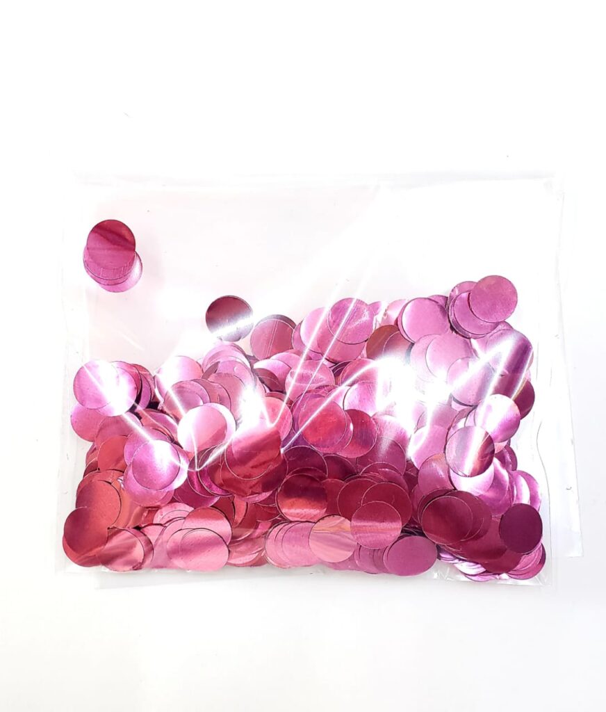 Confetti Métalico Rosa Fiusha – Punto Globo